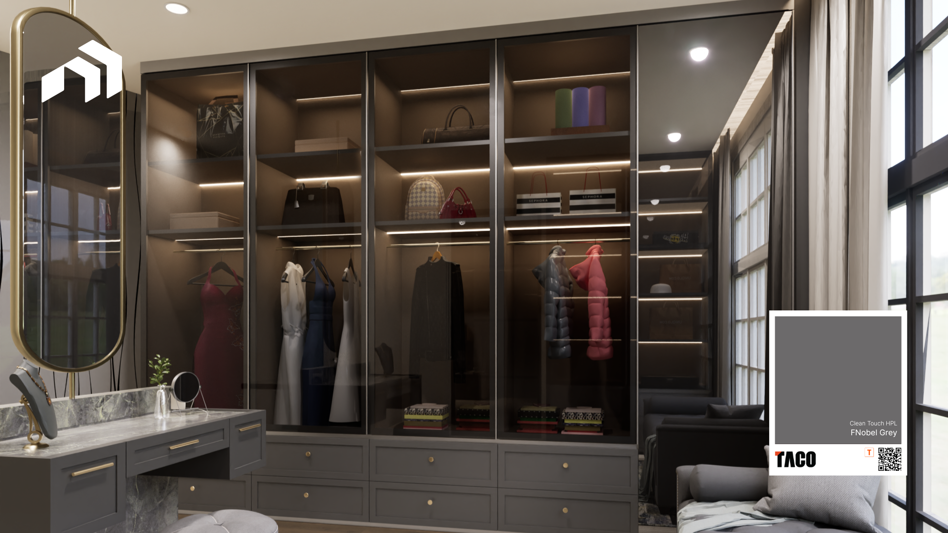 Alplus Aluminium – Kitchen Set, Wardrobe & Vanity Custom Berkualitas ...